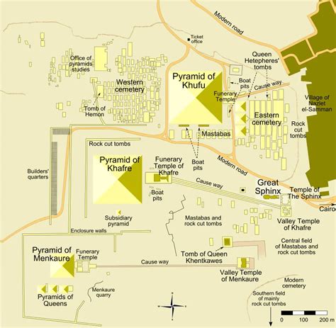 Mapas De Las Pir Mides De Giza Gu A Blog Egipto