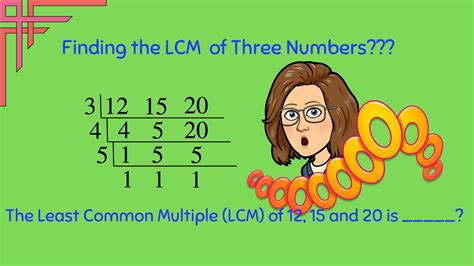 How To Find The Lcm For Numbers Using The Ladder Method Math Defined