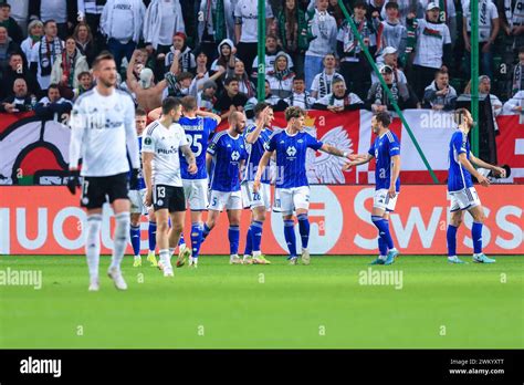 22 02 2024 Warszawa Pilka Nozna Liga Konferencji Europy 2023 2024 Legia