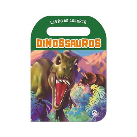 Livro Para Colorir Dinossauros Ciranda CulturalCiranda Cultural