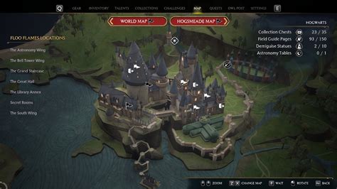 Hogwarts Legacy Hogwarts Map Image To U
