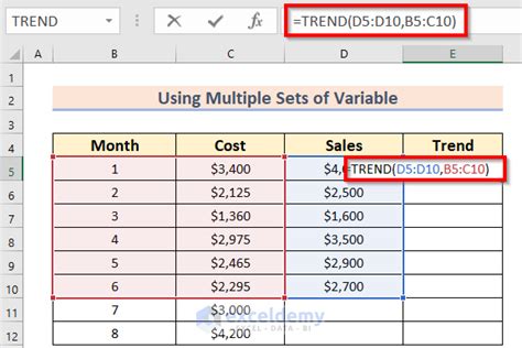 How To Calculate Trend Analysis In Excel Easy Methods