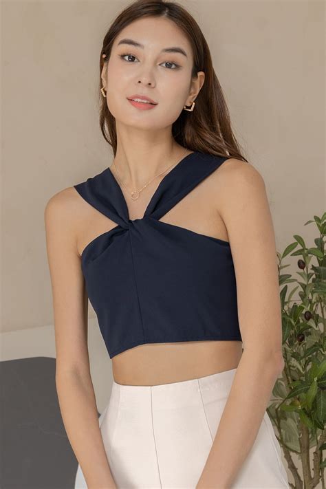 SSD Corina Halter Top Navy