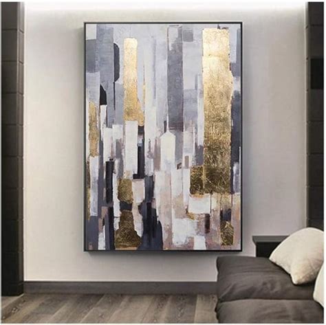 Pintura al óleo pintura moderna de gran tamaño Arte abstracto lienzo