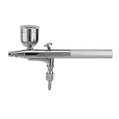 Aerógrafo Profissional Dupla Ação Bico 0 3mm Copo Articulado BC62