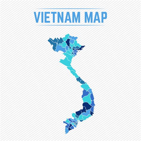Vietnam Detailed Map With Regions 2320627 Vector Art At Vecteezy