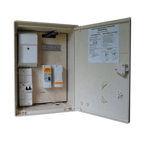 BATILEC Coffret Provisoire De Chantier 1ID 63A 1 Disjoncteur 15A 45A