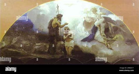 Baptism Of Christ By Henryk Siemiradzki Stock Photo Alamy