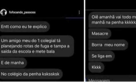 Adolescentes acusados de ameaçar massacre em escola em Passos são