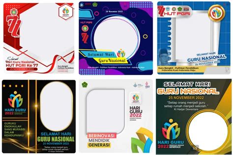 25 Rekomendasi Link Twibbon Hari Guru Nasional Untuk Diunggah Di Media