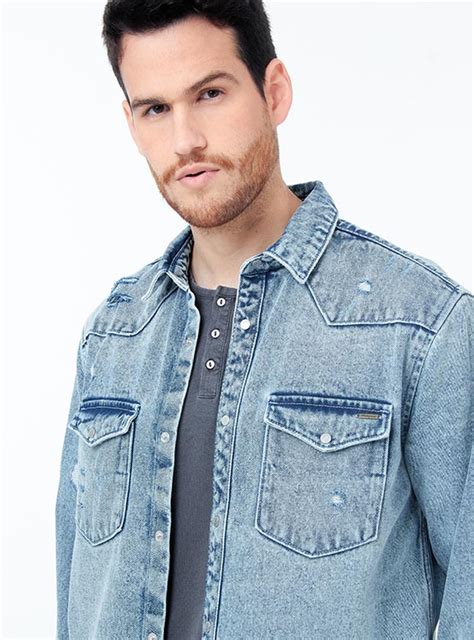 Ripley CAMISA MANGA LARGA MARQUIS PARA HOMBRE BERTA 100 ALGODÓN