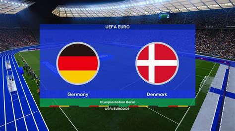 NIEMCY DANIA 1 8 FINAŁU EURO 2024 SYMULACJA YouTube