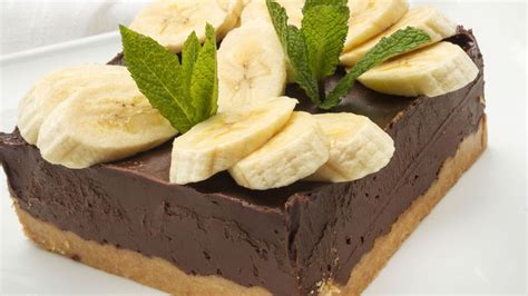Tarta de chocolate y plátano