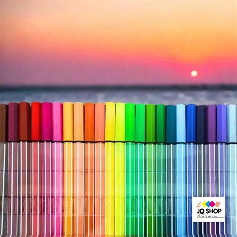 Kit Cores Canetas Colorido Linha Ponta Fina Mm Fine Line