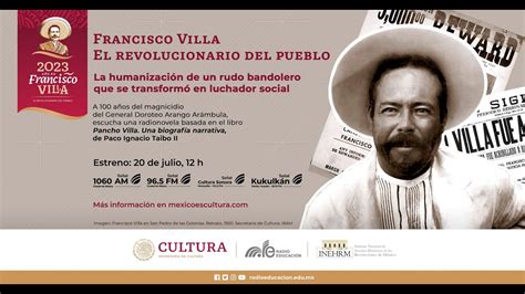 Presentación de radionovela Francisco Villa el revolucionario del