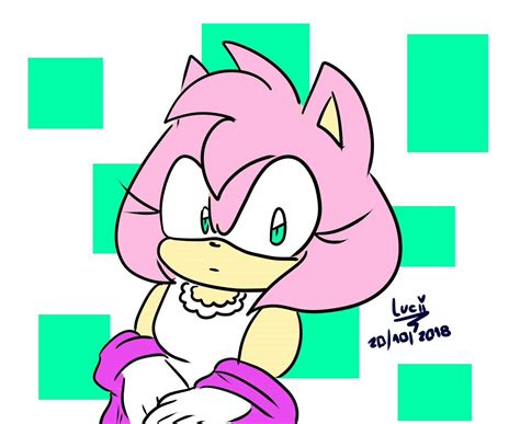 DIBUJANDO A AMY ROSE Sonic the Hedgehog Español Amino