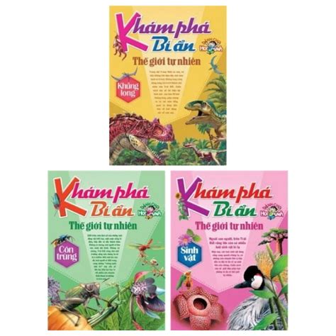 Combo Khám Phá Bí Ẩn Thế Giới Tự Nhiên Dành Cho Học Sinh Bộ 3 Cuốn