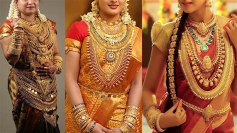 Latest Kerala Gold Wedding Jewellery Designs YouTube