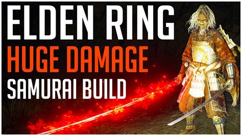 BEST Elden Ring Samurai Build With HUGE DAMAGE Elden Ring Dex Build