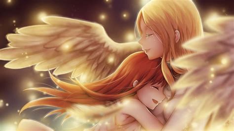 My Angel Pretty Blond Cg Bonito Magic Wing Sweet Nice Fantasy Anime Hd Wallpaper Peakpx
