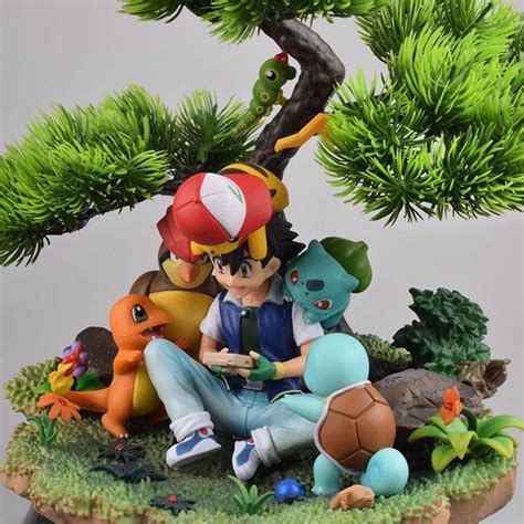Pokemon Ash Ketchum Pikachu Charmander Squirtle Bulbasaur Pidgeotto