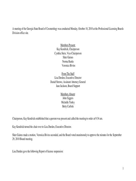 Fillable Online Sos Ga GEORGIA STATE BOARD Of COSMETOLOGYAND BARBERS