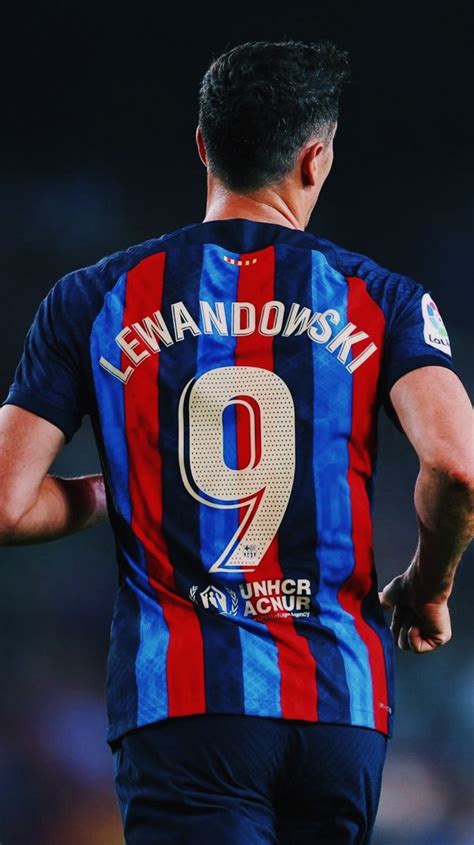 Lewandowski 9 Jogadores Do Barcelona Fotografia De Futebol Barcelona