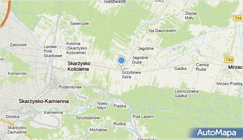 Mapa Grzybowa Góra Grzybowa Góra na mapie Targeo