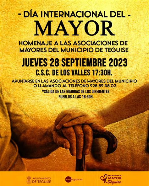 Teguise celebrará el Día Internacional del Mayor con una gran merienda