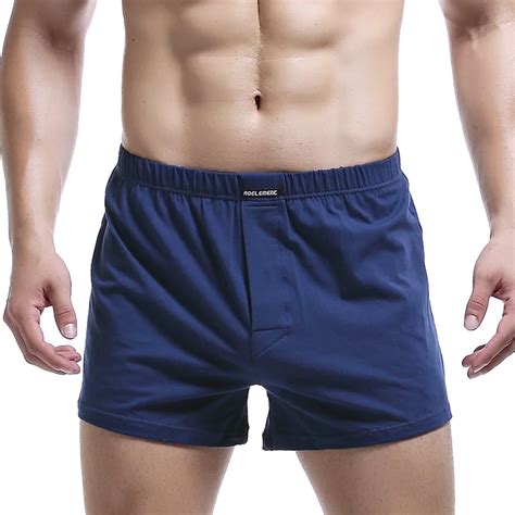 Aliexpress Buy Men S Boxers Cotton Mens Underwear Trunks Woven