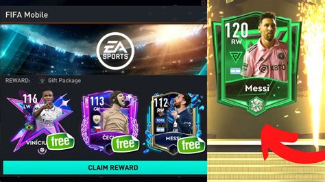ENTRA YA A FIFA MOBILE REGALAN 4 JUGADORES GRL 116 Y MESSI GRL 120