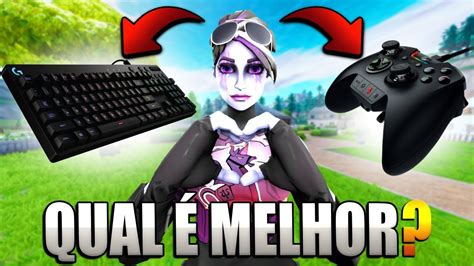 PORQUE TECLADO E MOUSE É MELHOR QUE CONTROLE PARA JOGAR FORTNITE YouTube