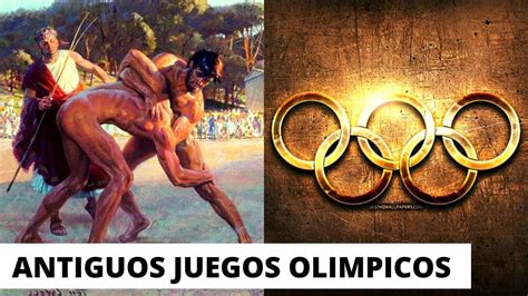 Como Eran Los Antiguos Juegos Olimpicos Youtube