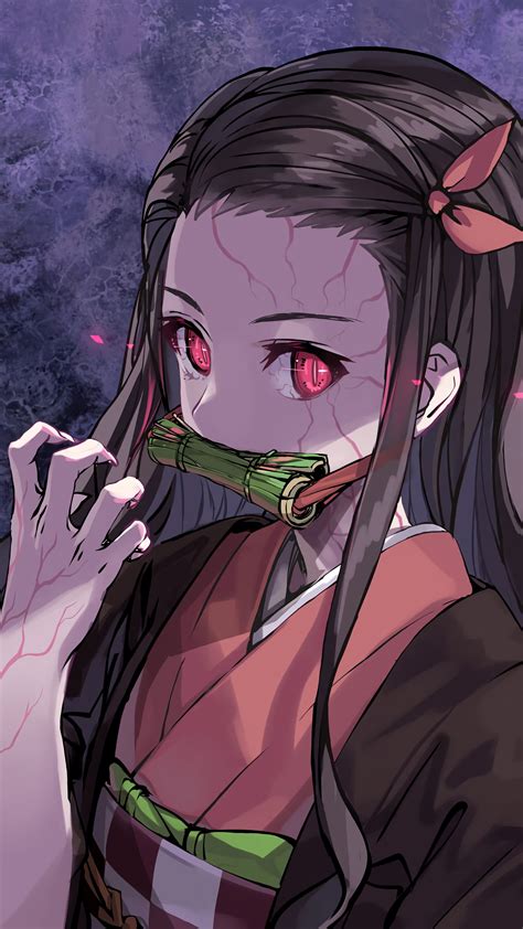 Nezuko Demon Blood Art 4K Wallpaper
