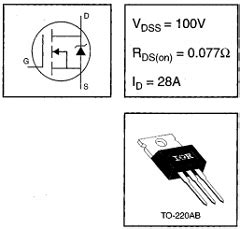 IRF540 Datasheet PDF International Rectifier