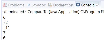 Método Java String compareTo Con Ejemplos De Programación