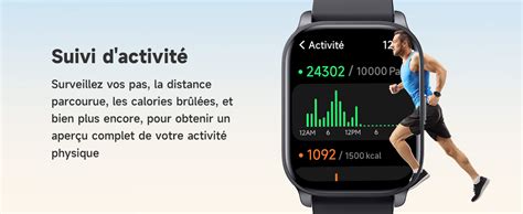 TOOBUR Montre Connectée Homme Femme avec Alexa Smartwatch avec