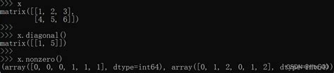 【python】numpy——矩阵matrix np matrix csdn博客