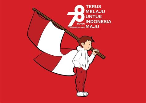 Premium Vector 17 Agustus Template Background For Indonesia