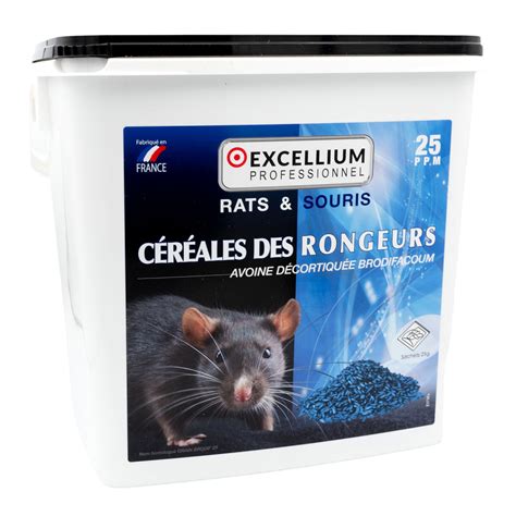 Céréales des rongeurs appât anti rats et souris professionnel