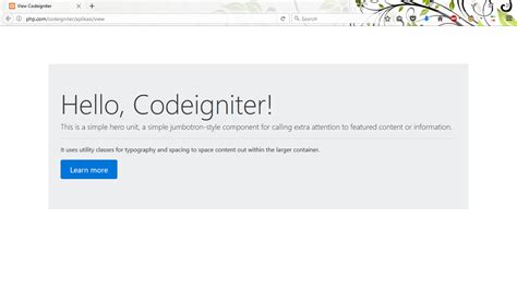 cara membuat view pada framework codeigniter vrogue