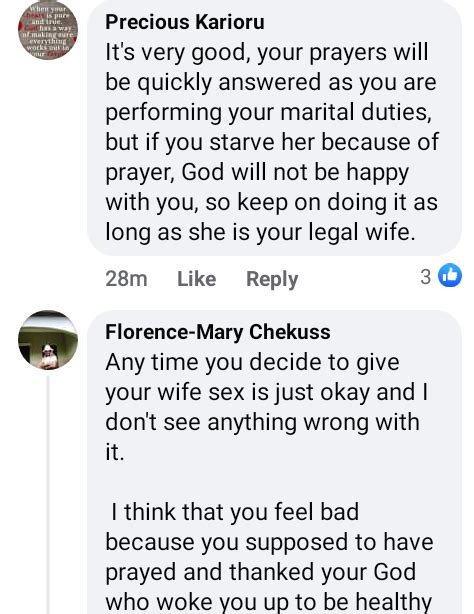 I Want To Know If Its Right To Give My Wife Early Morning Sex Before Saying My Morning Prayers