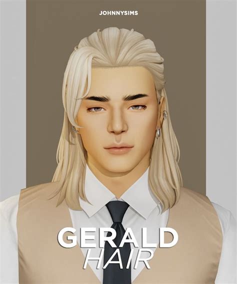Get More From JohnnySims On Patreon Sims 4 Hair Male Sims Hair Sims