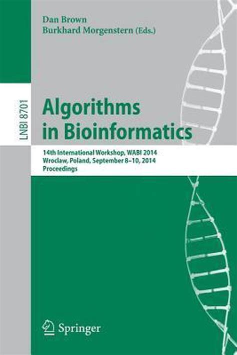 Algorithms In Bioinformatics 9783662447529 Boeken Bol