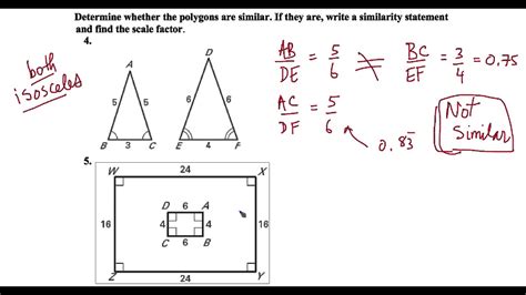 How To Determine If Polygons Are Similar