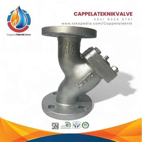 Promo Y Strainer 4 Inch Kitz Dn100 Jis 10k Cast Iron Flange Diskon 23