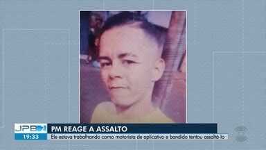 JPB 2ª Edição TV Paraíba Policial reage assalto e atira em bandido