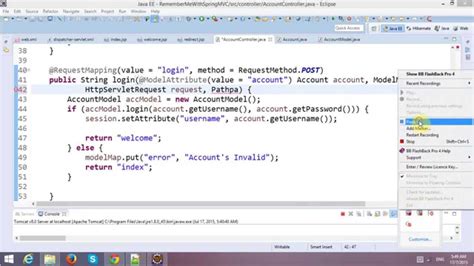 Remember Me With Login And Logout In Spring Mvc Youtube