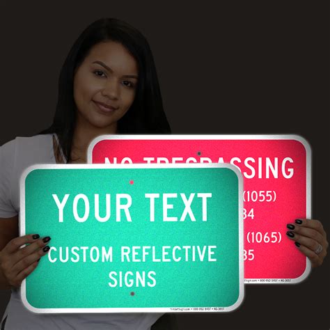 Custom Reflective Signs SmartSign
