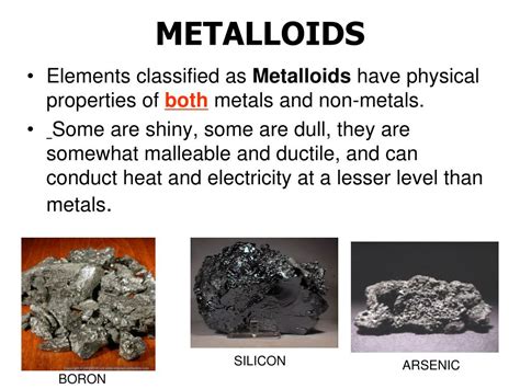 Ppt Metals Nonmetals And Metalloids Powerpoint Presentation Free
